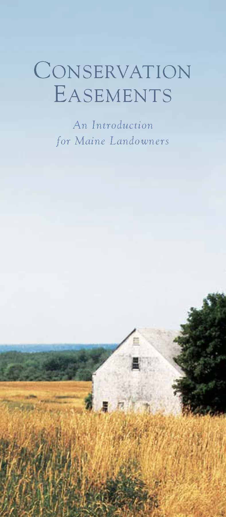 Conservation Easements: An Introduction for Maine Landowners - Maine ...